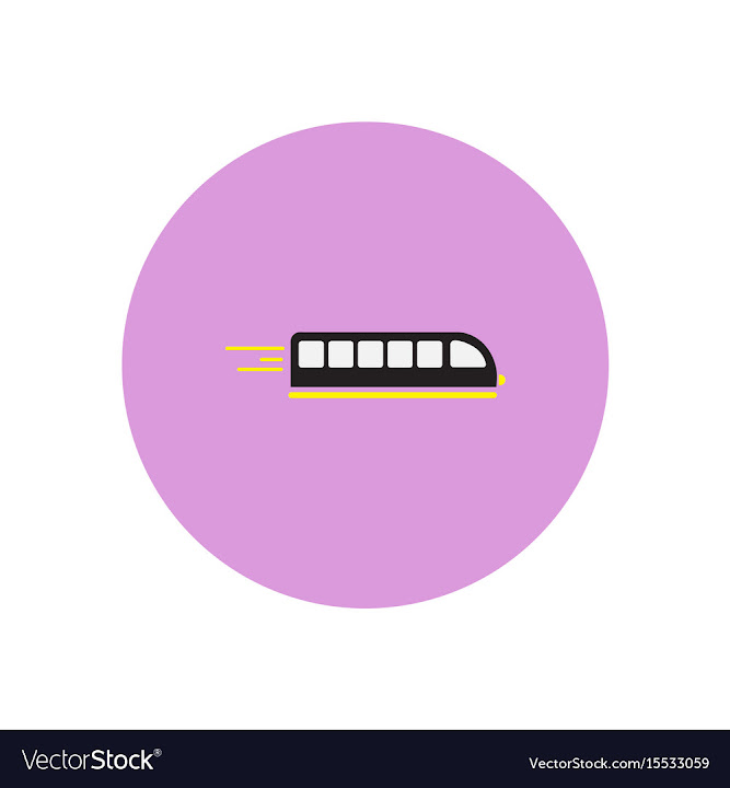 Free: Stylish icon in color circle high-speed train vector image - nohat.cc