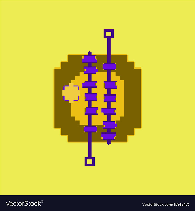 Free: Pixel icon in flat style bbq meat vector image - nohat.cc