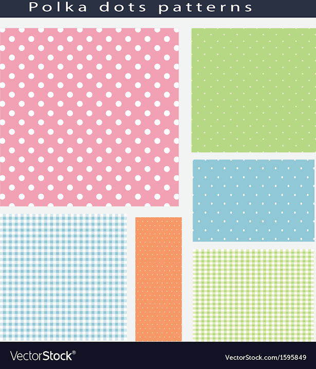 Free: Beautiful polka dots patterns vector image - nohat.cc