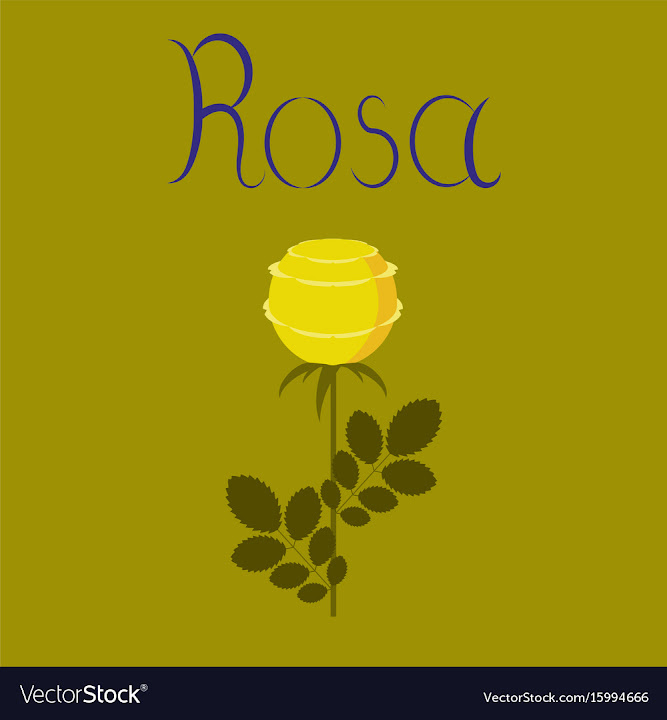 Free: Flat on background plant rosa vector image - nohat.cc