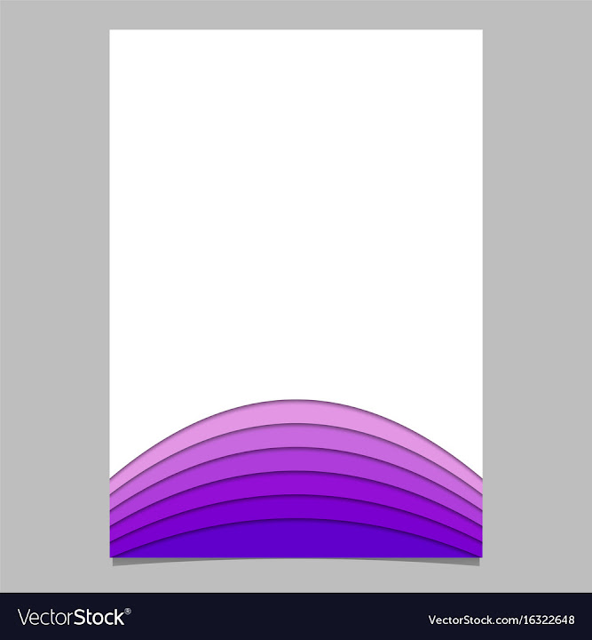 Free: Page template from purple curves vector image - nohat.cc