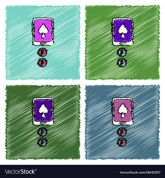 Free: Collection of flat shading style icons casino vector image - nohat.cc