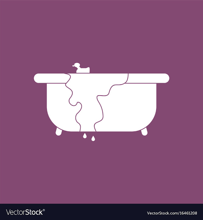 Free: Icon overflowing bathtub vector image - nohat.cc