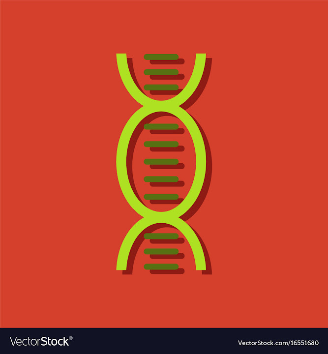 Free: Flat icon design dna in sticker style vector image - nohat.cc