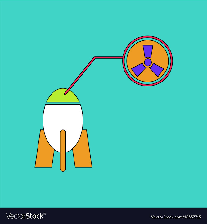 Free: Flat icon design collection atomic bomb vector image - nohat.cc