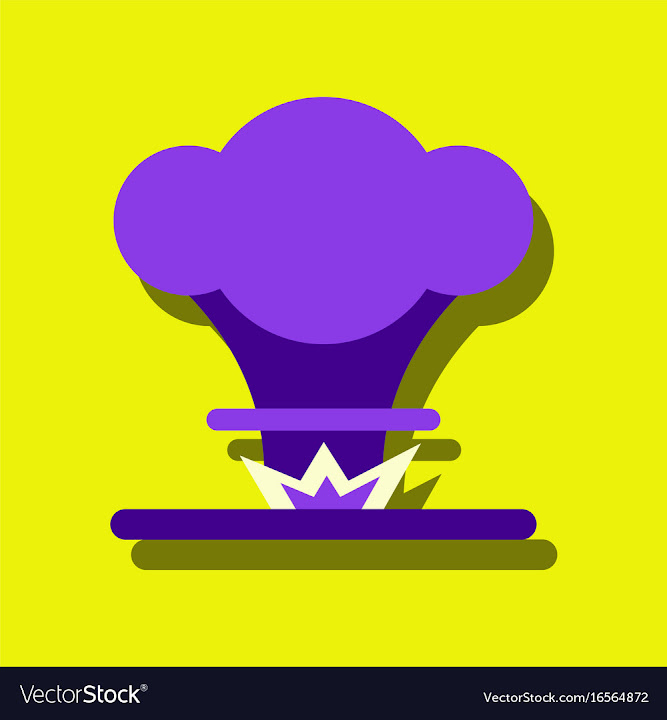 Free: Flat icon design collection nuclear explosion in vector image - nohat.cc