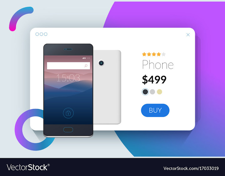 Free: Shopping new smartphone on ecommerce website vector image - nohat.cc