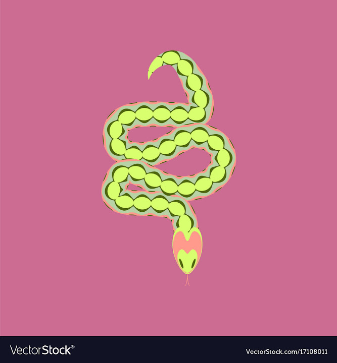 Free: In flat style viper vector image - nohat.cc