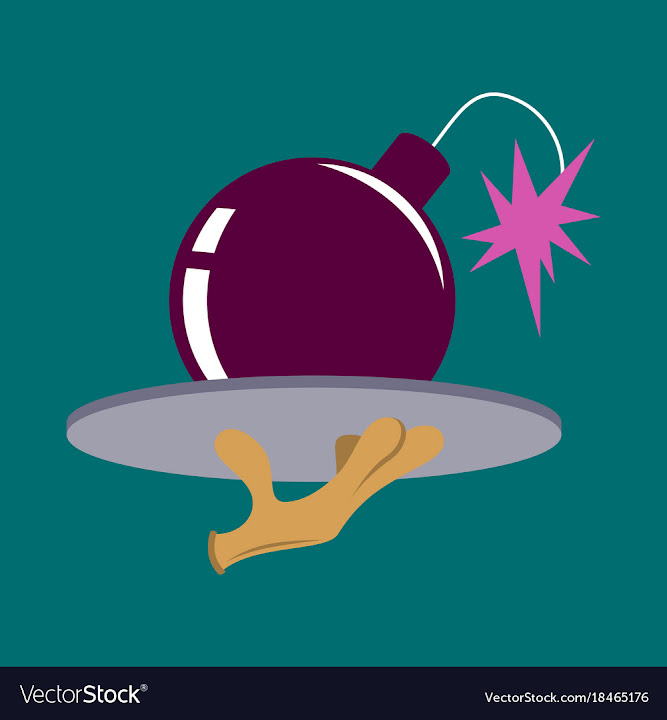 Free: Flat icon on theme humor bomb vector image - nohat.cc