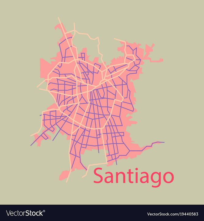 Free Flat Road And Administrative Map Of Agglomeration Vector Image Nohat Cc