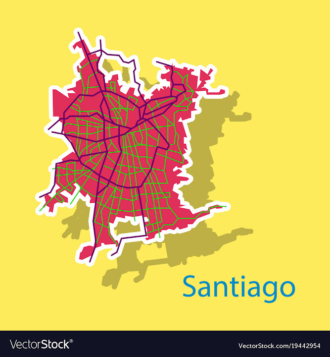 Free: Sticker road and administrative map of vector image - nohat.cc