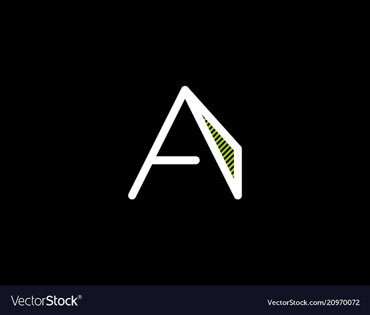Free: Line letter a vector image - nohat.cc