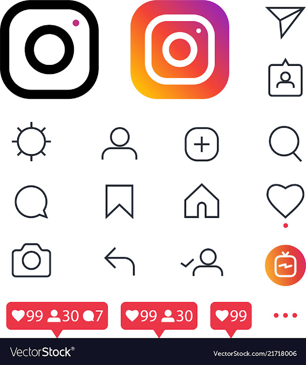 Free: instagram icon set - nohat.cc
