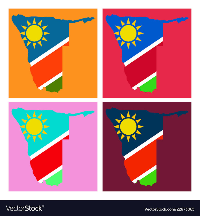 Free: Flag map of namibia vector image - nohat.cc