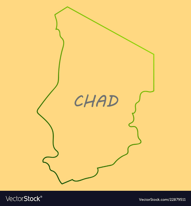 Free: Detailed of a map of chad with flag eps10 vector image - nohat.cc