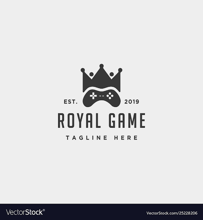 Free: royal game logo design template concept controller - nohat.cc