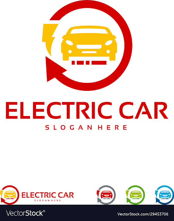 Free: electric car logo designs concept car technology - nohat.cc