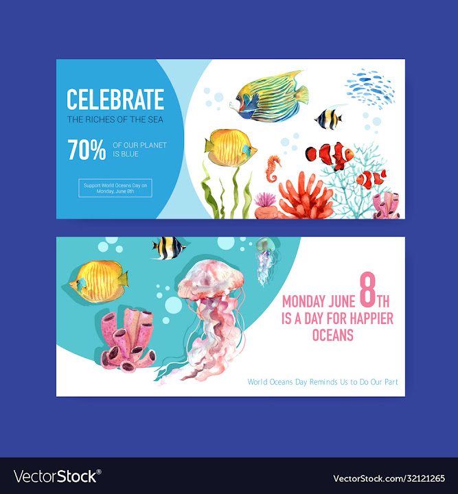 Free: billboard template design for world oceans day - nohat.cc