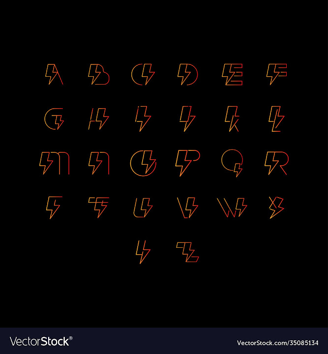 Free: flash alphabet font letters modern design font - nohat.cc