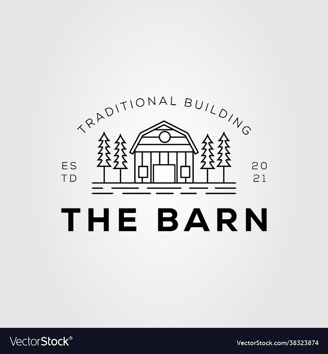 Free: architecture barn and cottage outline logo dsign - nohat.cc