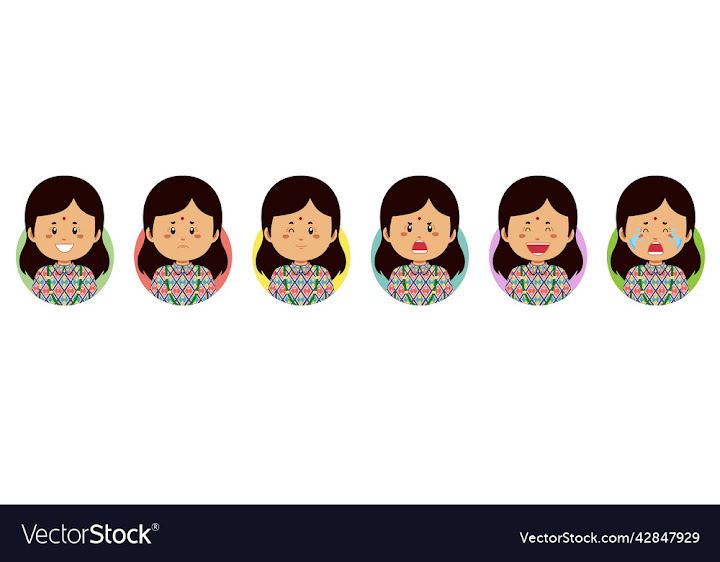 Free: nepal avatar with various expression - nohat.cc