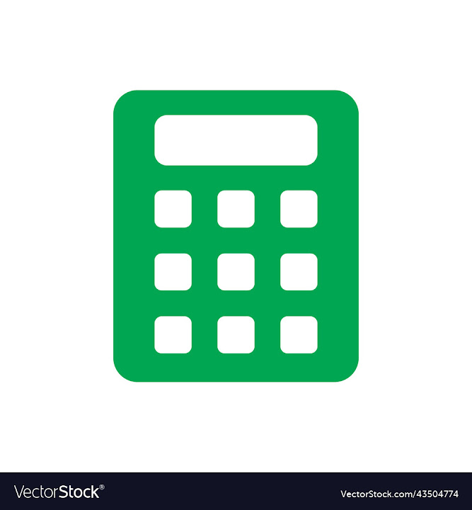 Free: green calculator solid icon - nohat.cc