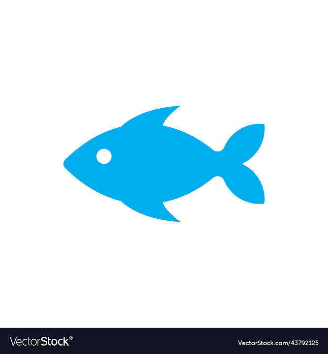 Free: blue fish solid icon - nohat.cc