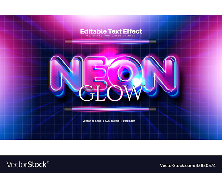 Free: neon glow text effect - nohat.cc
