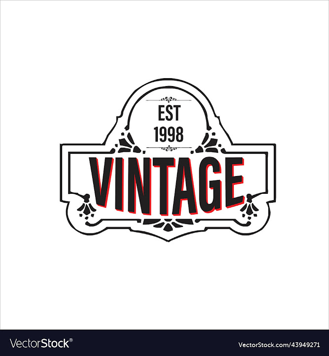 Free: old logo design with frame image - nohat.cc