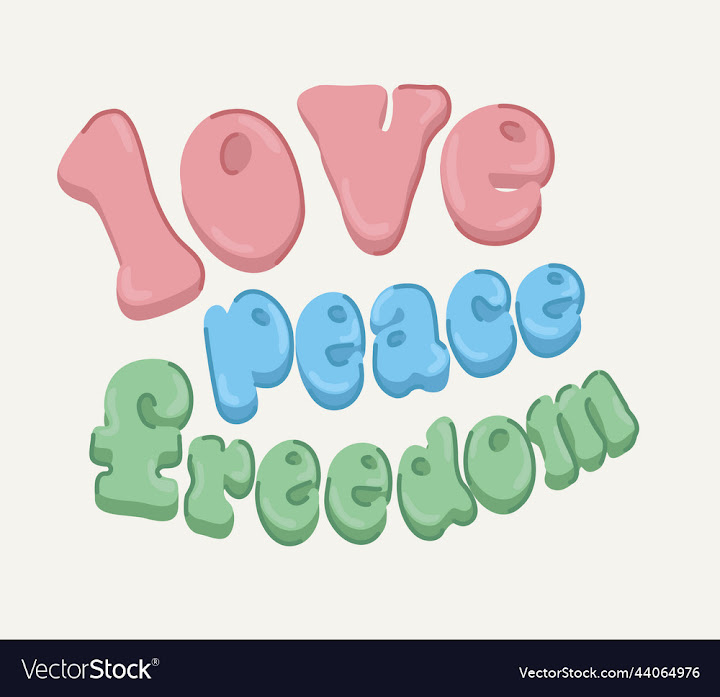 Free: decorative love peace freedom - nohat.cc