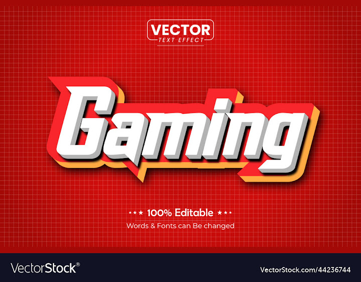 Free: gaming editable text effect style - nohat.cc