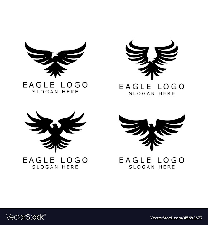 Free: eagle wing falcon logo collection set - nohat.cc