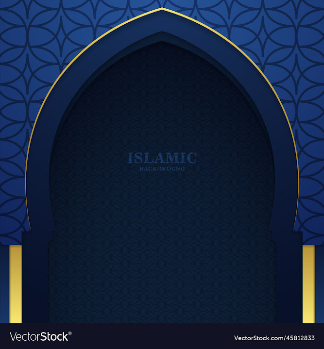 Free: blue and gold elegant simple islamic background - nohat.cc