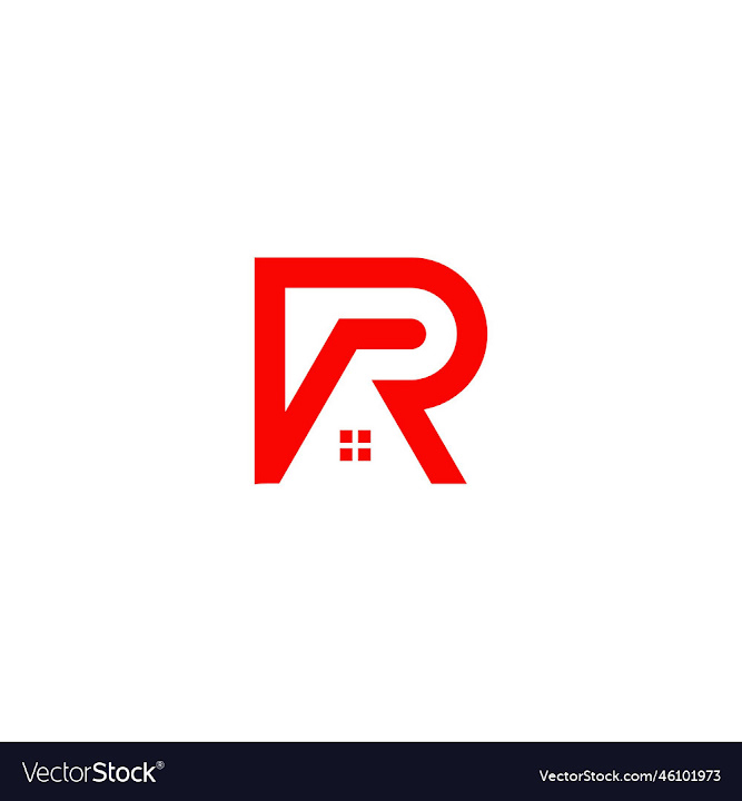 Free: letter r home resident simple logo - nohat.cc