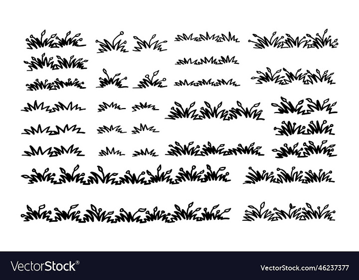 Free: hand drawn grass collection - nohat.cc