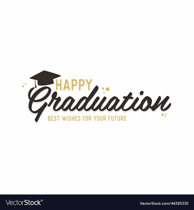 Free: happy graduation typography design - nohat.cc