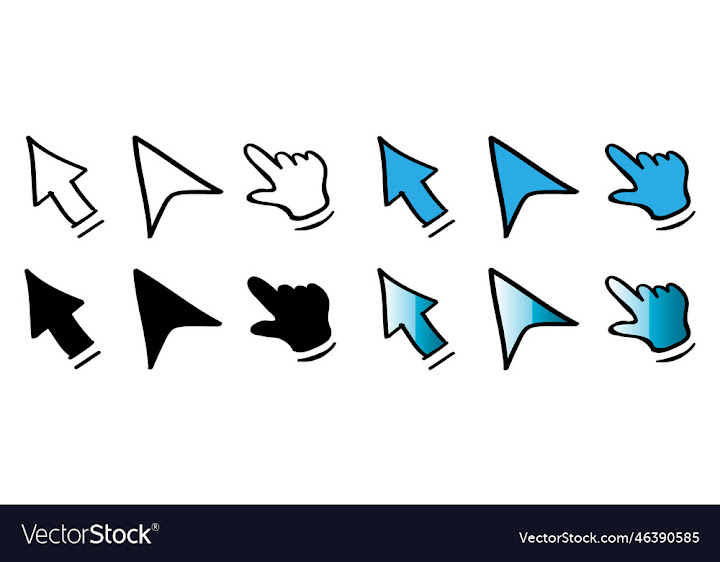 Free: hand drawn pointer cursor icons - nohat.cc