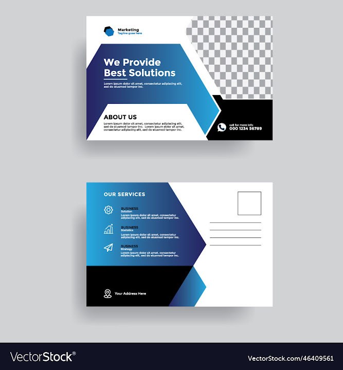 Free: corporate business postcard template design - nohat.cc