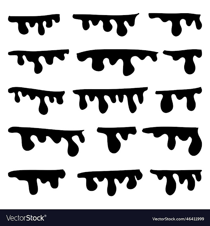 Free: hand drawn melting drop - nohat.cc