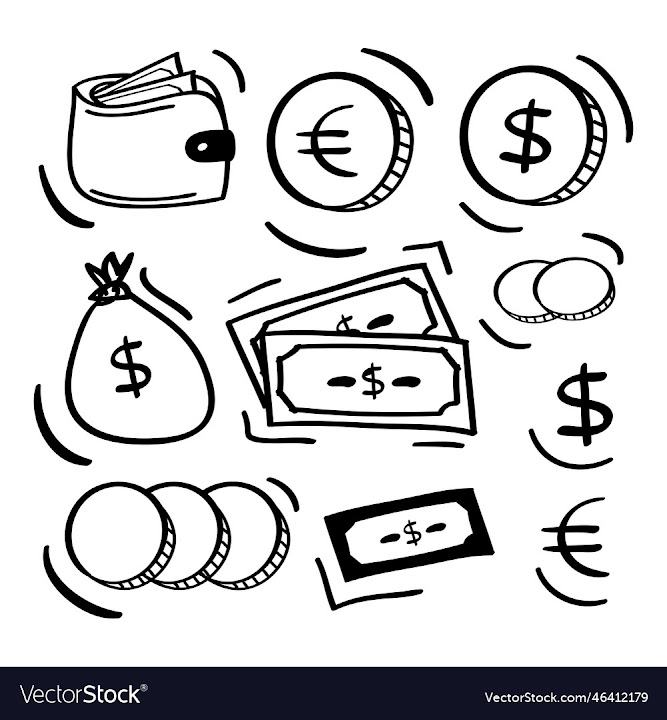 Free: hand drawn money icons - nohat.cc