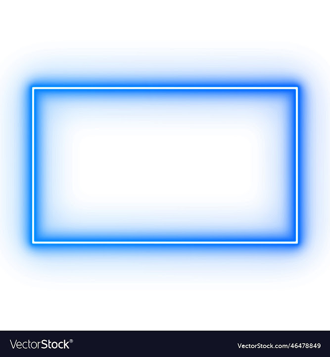 Free: blue neon frame png - nohat.cc