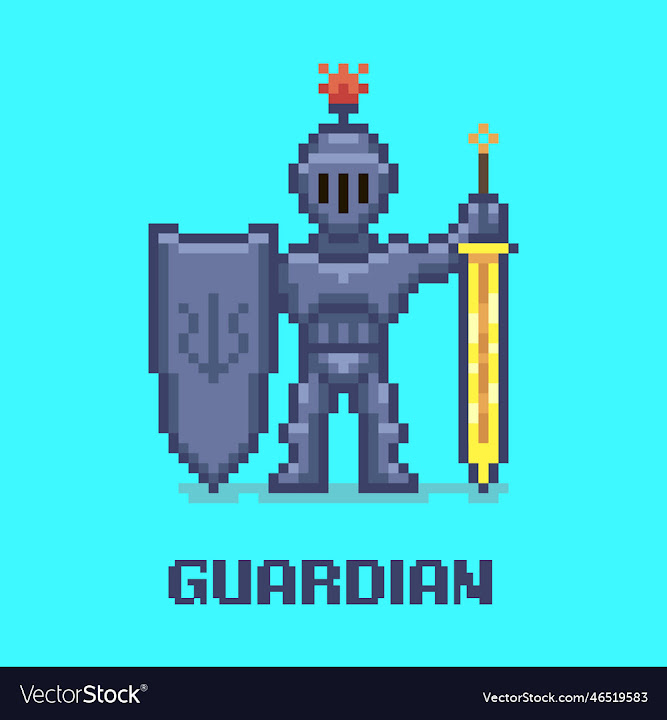 Free: medieval guard knight with sword - nohat.cc