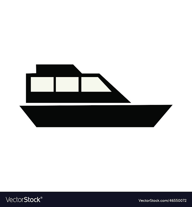 Free: flat ship icon black pictogram on a gray backgrou - nohat.cc