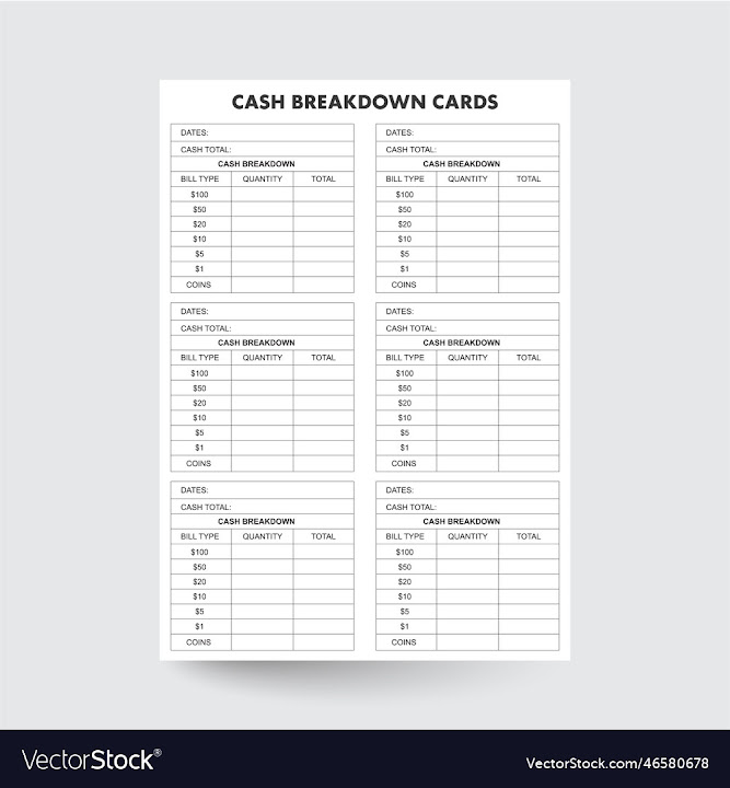 Free: cash breakdown card - nohat.cc