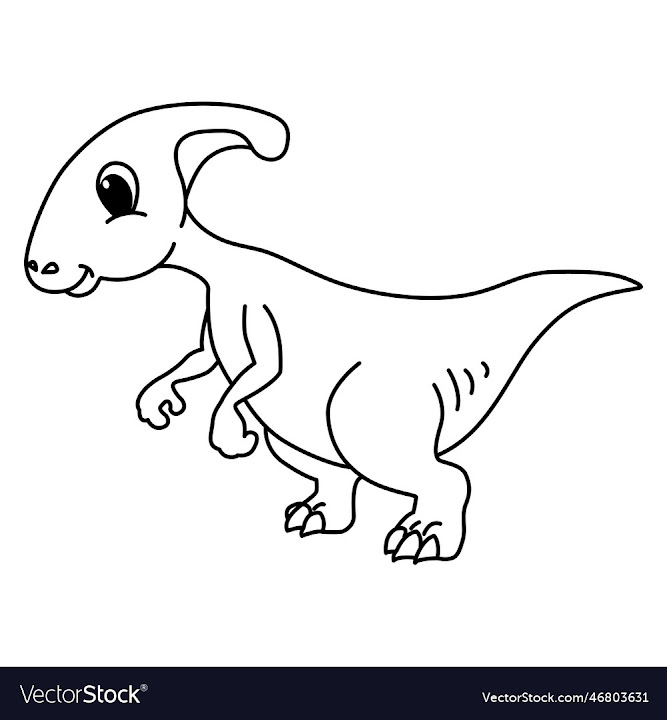 Free: parasaurolophus cartoon coloring page for - nohat.cc