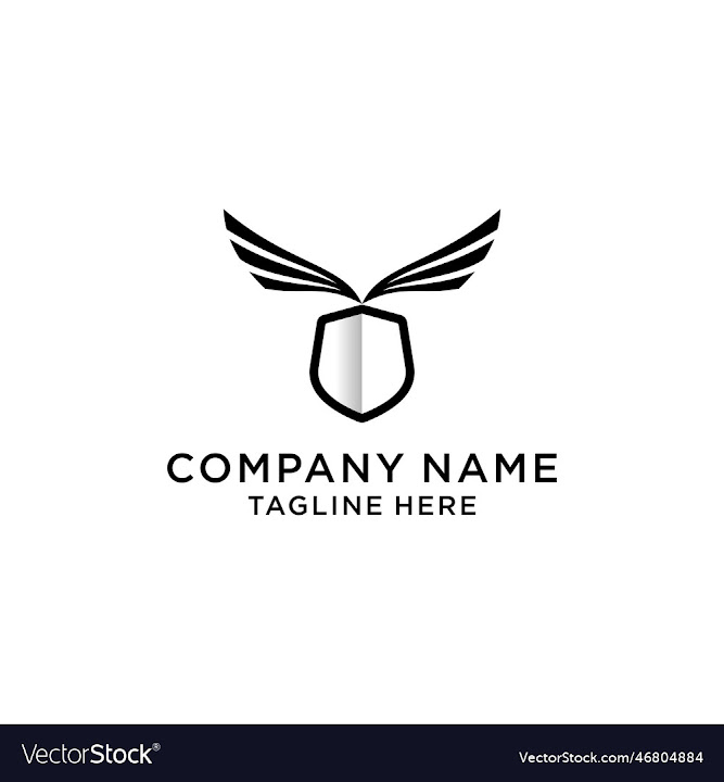 Free: shield with wing logo guard secure protection - nohat.cc