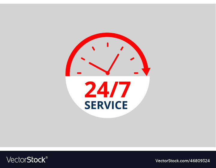 Free: 24 hour service design with clock - nohat.cc