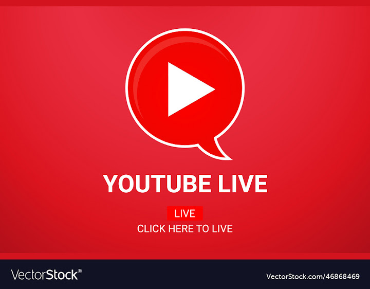 Free: youtube live button of speech bubble with play - nohat.cc