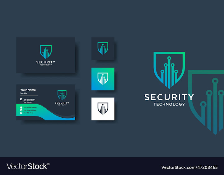 Free: security logo template with modern creative - nohat.cc