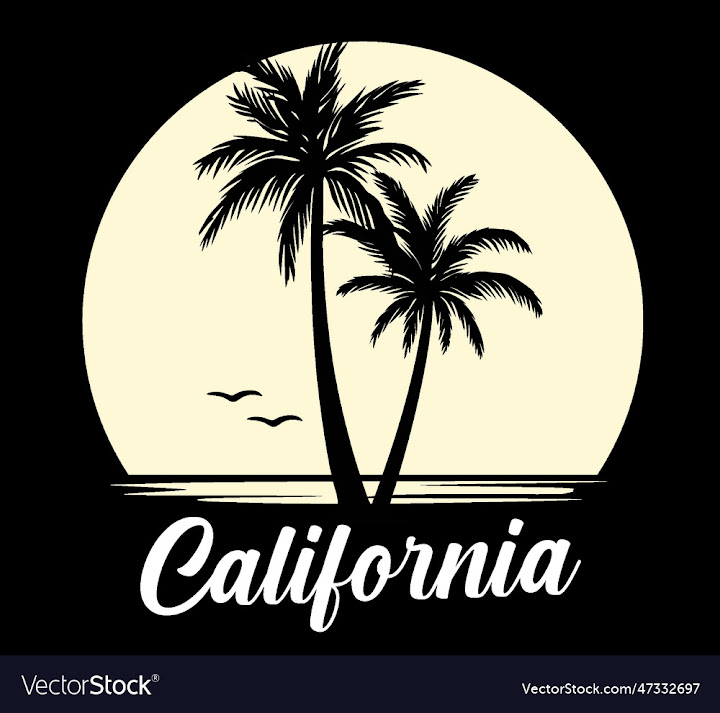 Free: california state with black background - nohat.cc